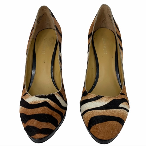 Vintage | Shoes | Vintage Nine West Bengal Tiger Heels Real Fur | Poshmark